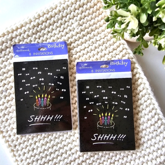 Hallmark | Design | Vintage Hallmark Surprise Party Invitation Cards ...